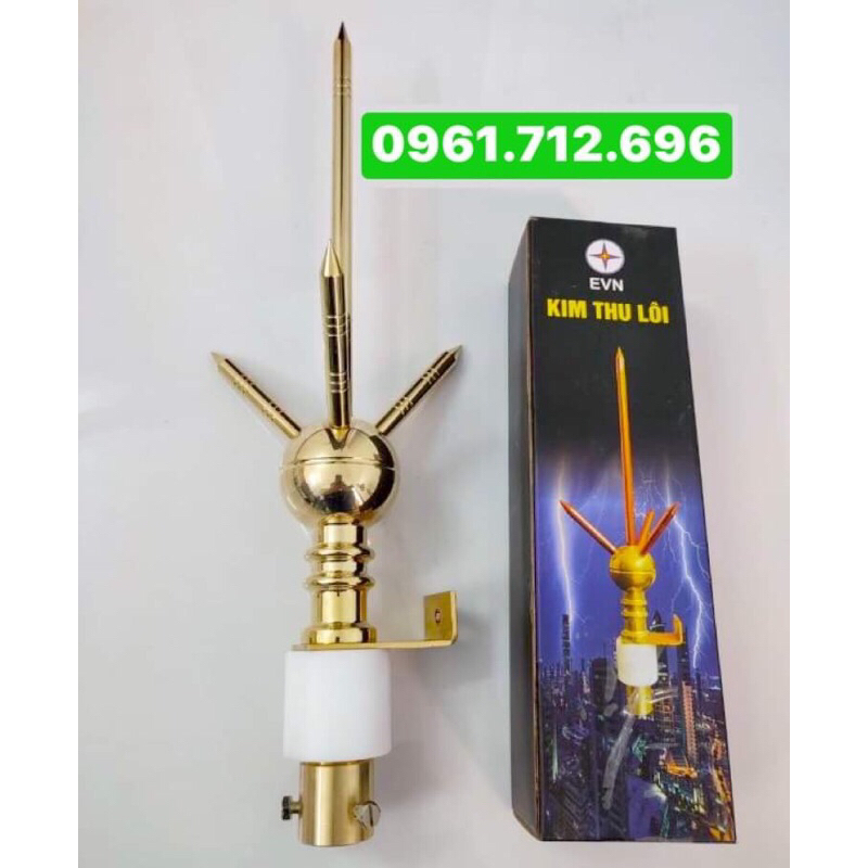 Kim thu lôi 3 nhánh đồng thau ( bán kính bảo vệ 50m) ( Việt Nam ...