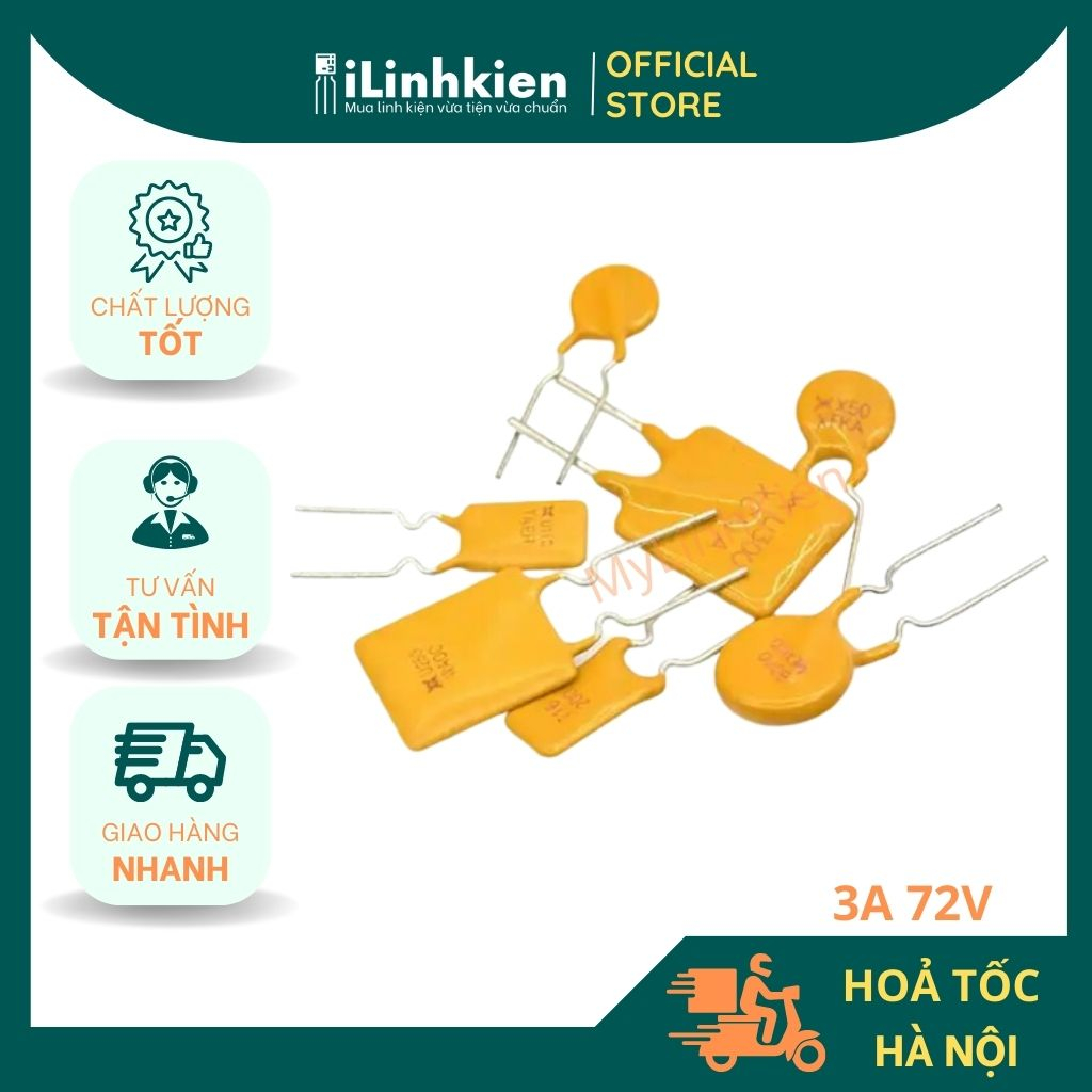 Cầu chì tự phục hồi 3A 72V RXEF300 PTC chất lượng tốt. | Shopee Việt Nam