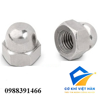 Ecu mũ inox 304 M3 - M6, đai ốc mũ inox, ecu chỏm cầu inox 304 | Shopee ...