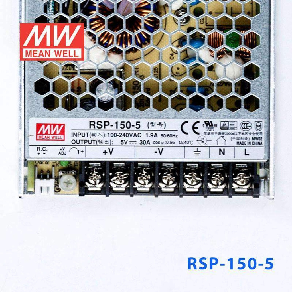 BỘ NGUỒN MEANWELL RSP-150-5, RSP-150-7.5, RSP-150-12, RSP-150-15, RSP-150-24, RSP-150-27, RSP ...