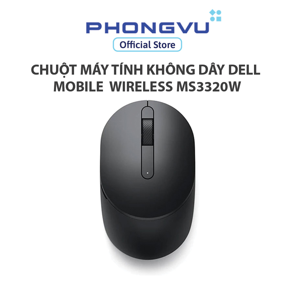 Chuột máy tính không dây Dell Mobile Wireless MS3320W - ĐEN - Bảo hành ...