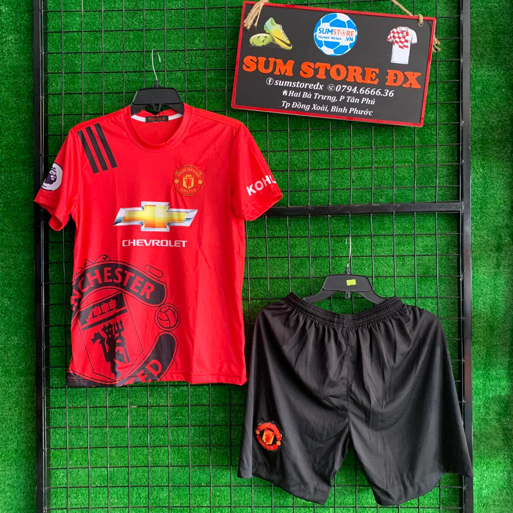 Quần Áo Bóng Đá CLB Man-C-Tơ-Unite Đỏ 09 ĐL - Áo Đấu Hot Mẫu Mới, Cực ...