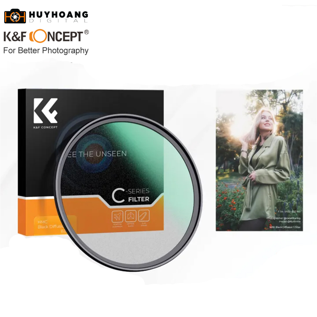 Kính lọc Filter K&F Concept Series C - Black Diffusion 1/4 | Shopee ...