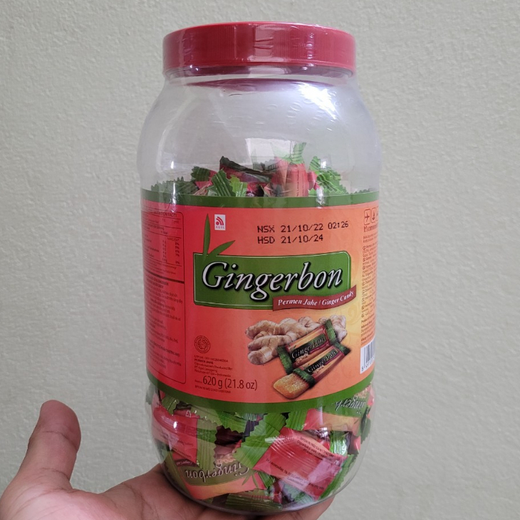 Kẹo gừng dẻo Gingerbon Indonesia hộp 620g | Shopee Việt Nam