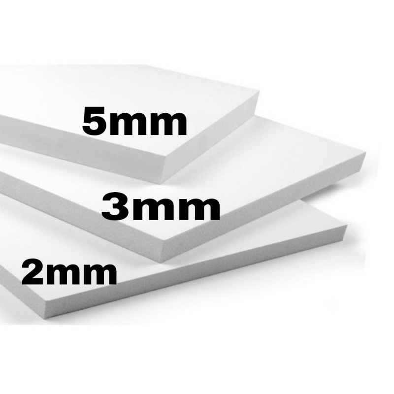 Tấm bìa Formex màu trắng, Bìa mô hình Formex làm nhà mô hình. Độ dày ...