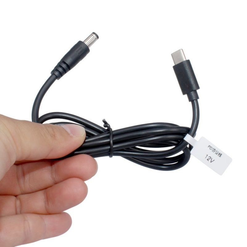 Cáp sạc, đầu chuyển DC 5.5*.2.1 cho router, modem, camera TYPE C to 5.5 ...