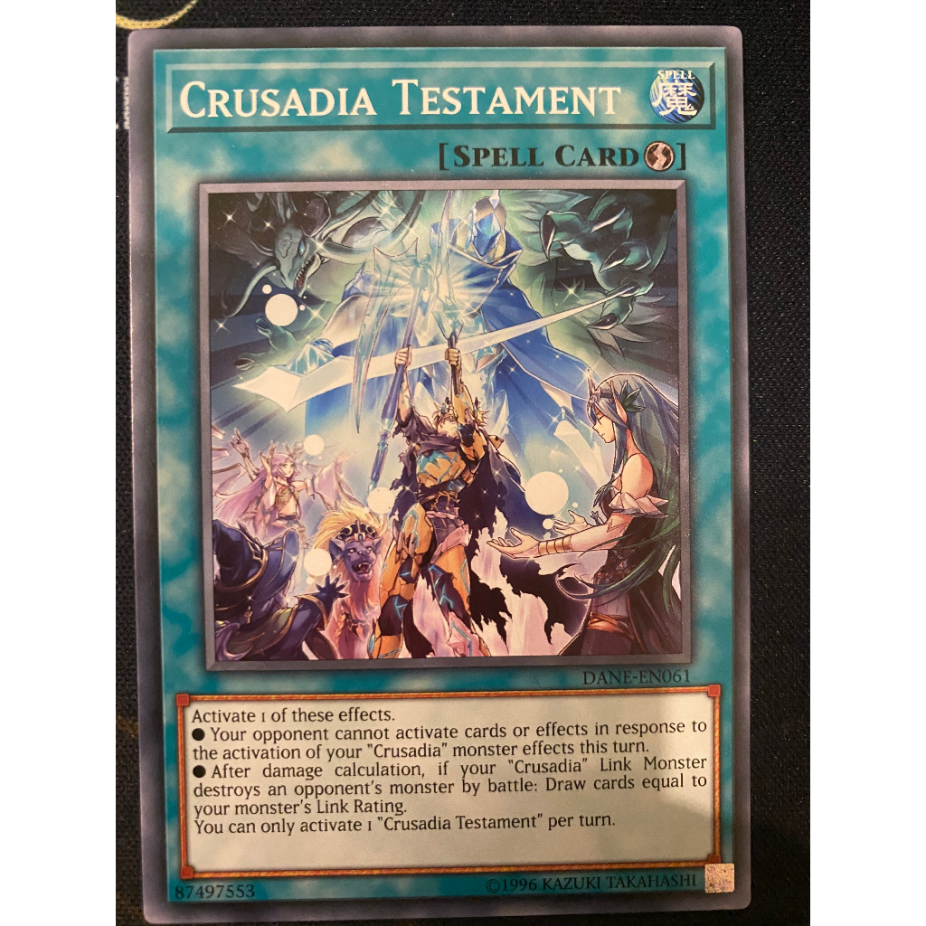 [Thẻ Bài Yugioh Chính Hãng] Crusadia Testament | Shopee Việt Nam