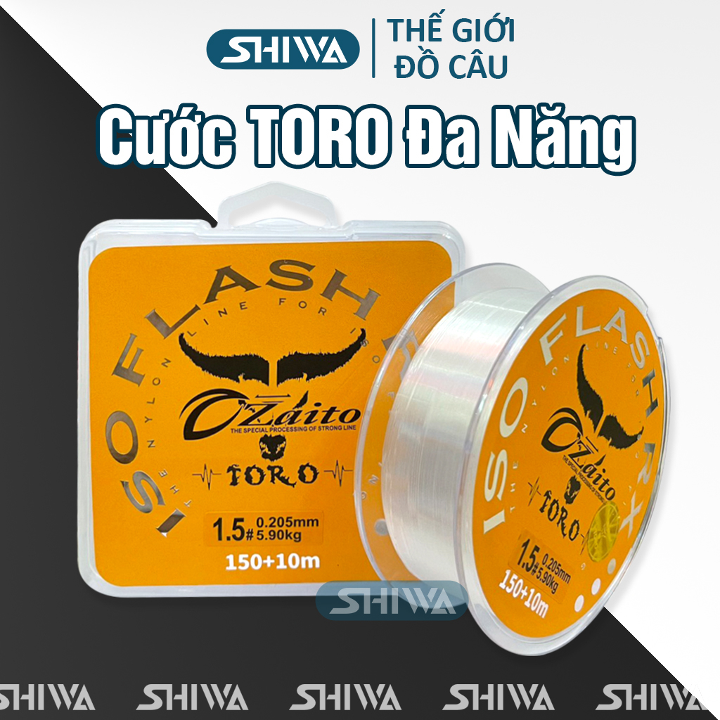Dây Cước Câu Cá TORO 150M Chính Hãng Tải Cá 5-20kg - Cước Câu Đa Năng ...