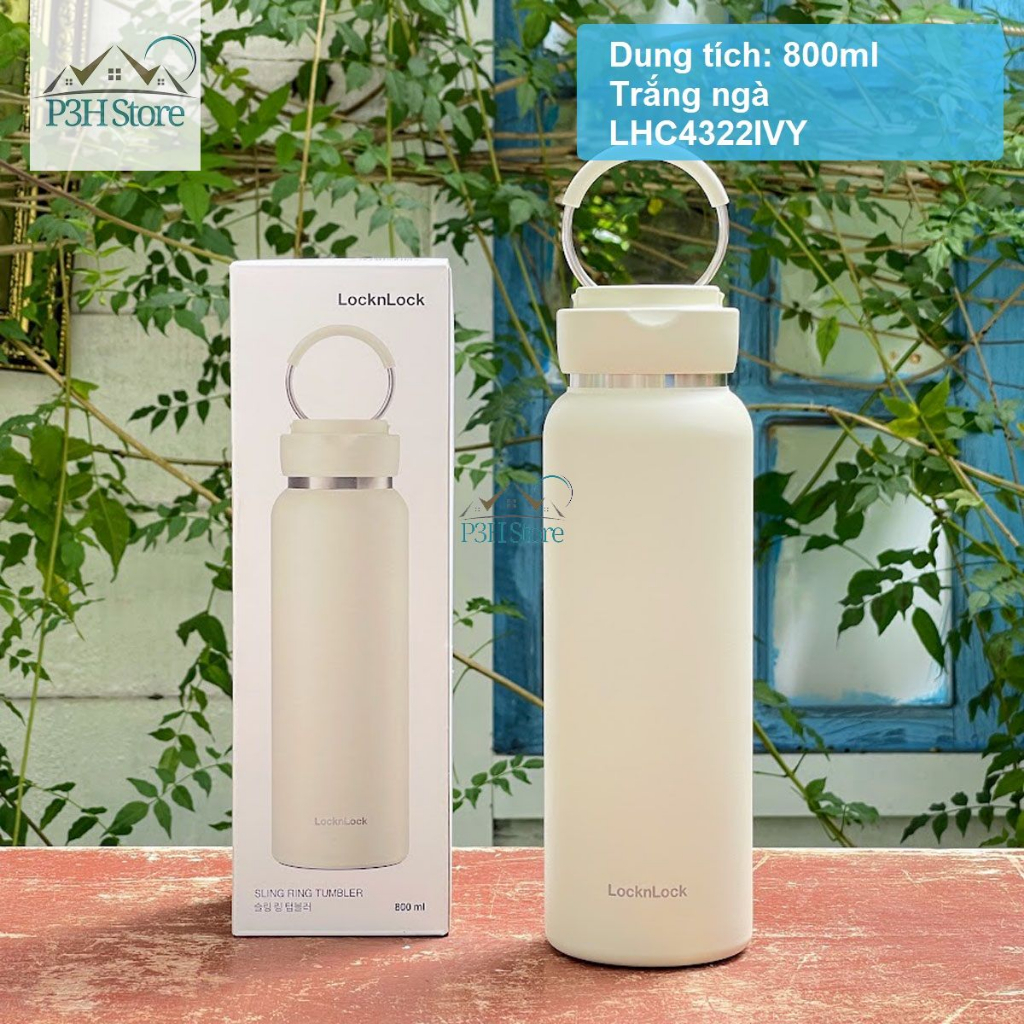 Bình giữ nhiệt LocknLock Sling Ring có quai xách dung tích 650ml ...