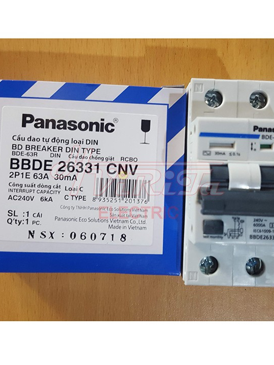 Cầu dao chống giật RCBO 2P 32A 30mA Panasonic BBDE 23231CNV | Shopee Việt Nam