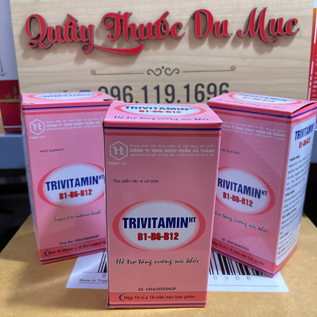Vitamin 3B - Trivitamin B1-B6-B12 - hộp 100 viên | Shopee Việt Nam