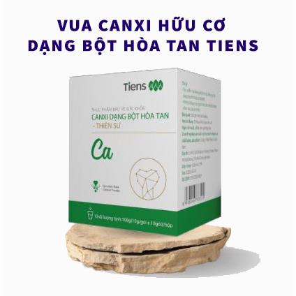 Canxi Tiens Thiên Sư hữu cơ dạng bột hoà tan giúp bổ sung canxi hộp 10 ...
