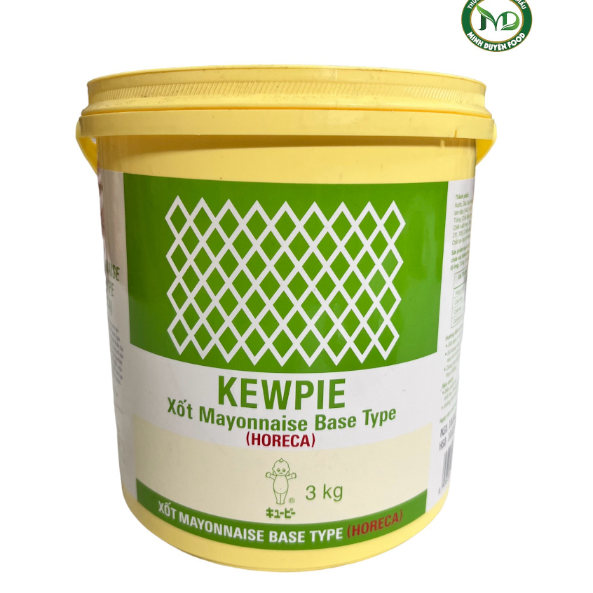 Sốt Mayo làm bánh mỳ, salad - Xốt Mayonnaise Base Type Kewpie 3kg ...