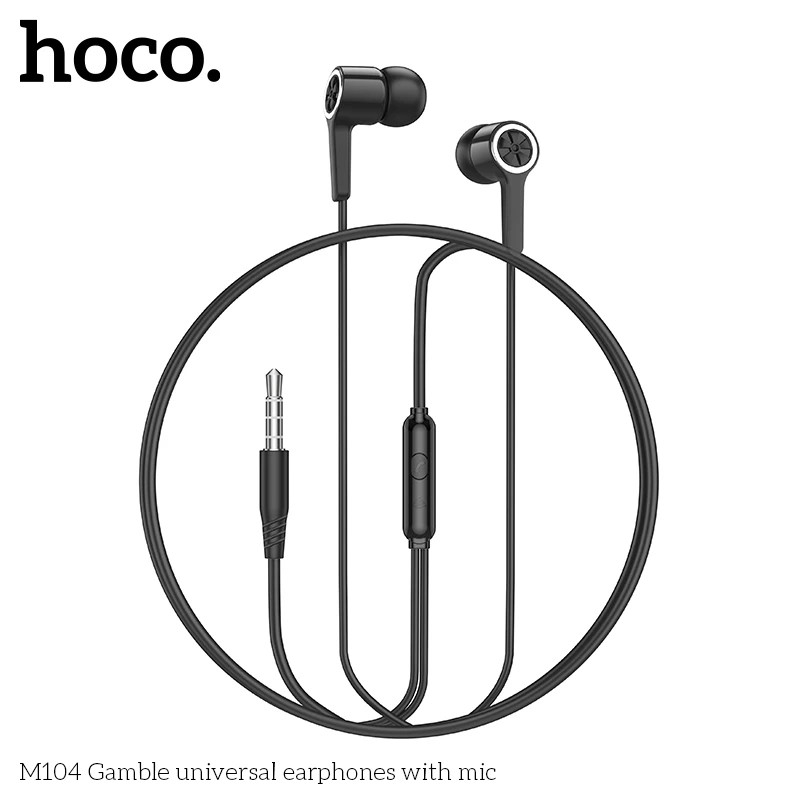 Tai Nghe Dây Hoco M104, Có Nút Đệm Chống Đau Tai, Dây Dài 1.2m, Jack 3 ...