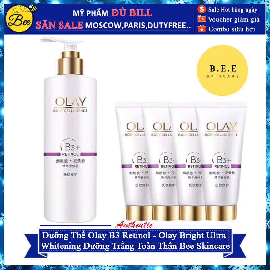 Dưỡng Thể Olay B3 Retinol - Olay Bright Ultra Whitening Dưỡng Trắng ...