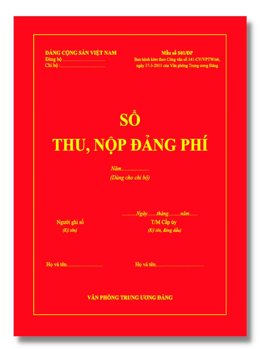Sách - Sổ Thu Nộp Đảng Phí | Shopee Việt Nam