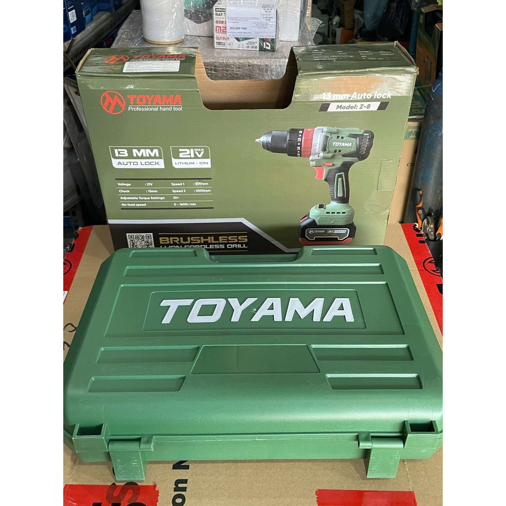 ( CHÍNH HÃNG ) MÁY KHOAN PIN TOYAMA 21V Z8 | Shopee Việt Nam