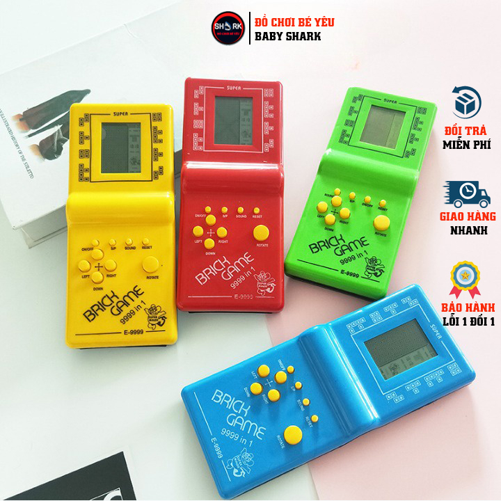 Máy chơi game cầm tay xếp hình Brick Game, Đồ chơi điện tử xếp hình cầm ...