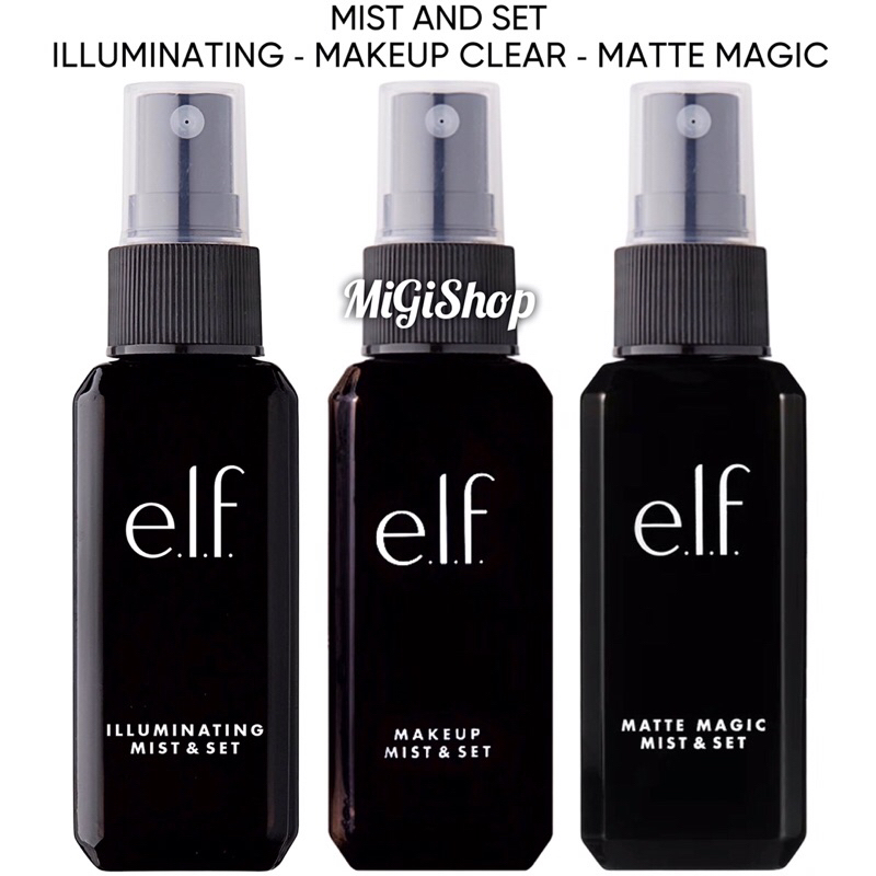 Xịt Khoá Nền Giữ Lớp Trang Điểm Elf Mist And Set Setting Spray | Shopee ...