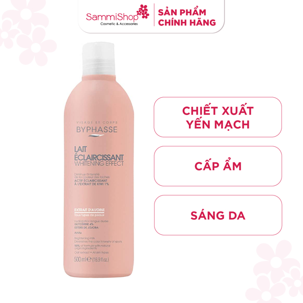 Byphasse Sữa dưỡng da Lait Éclaircissant Whitening Effect Extrait D ...