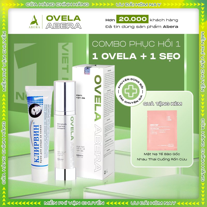 [COMBO PHỤC HỒI 1] 1 Ovela Abera + 1 Kjinpbnh | Shopee Việt Nam