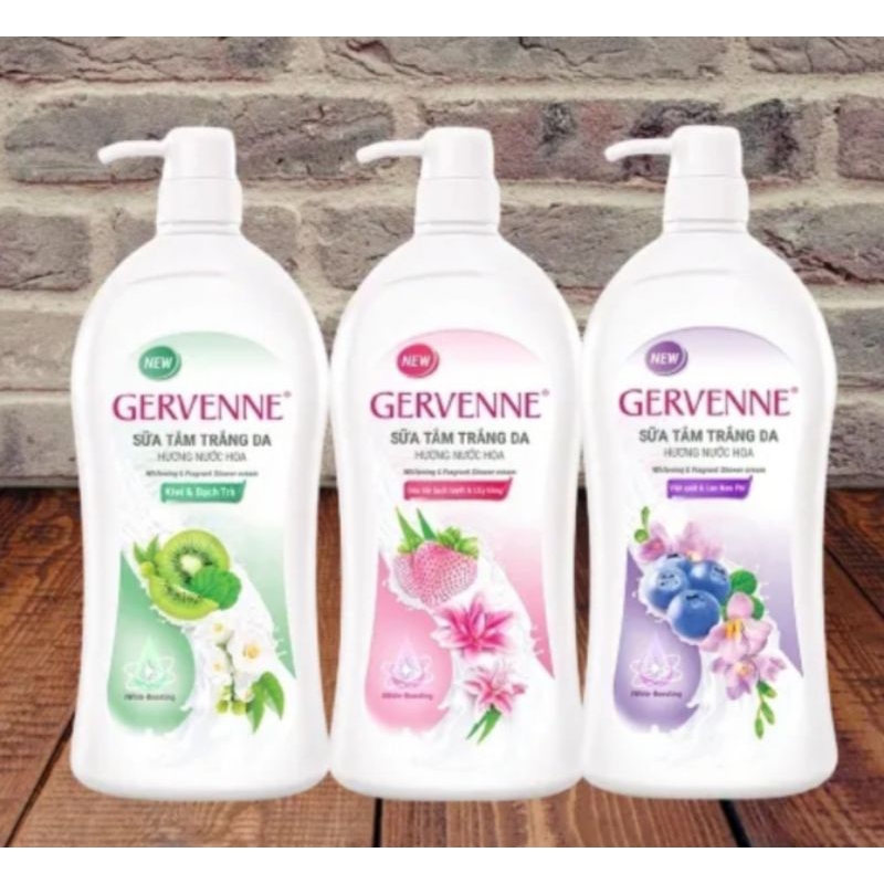 Chai sữa tắm Gervenne 900g | Shopee Việt Nam