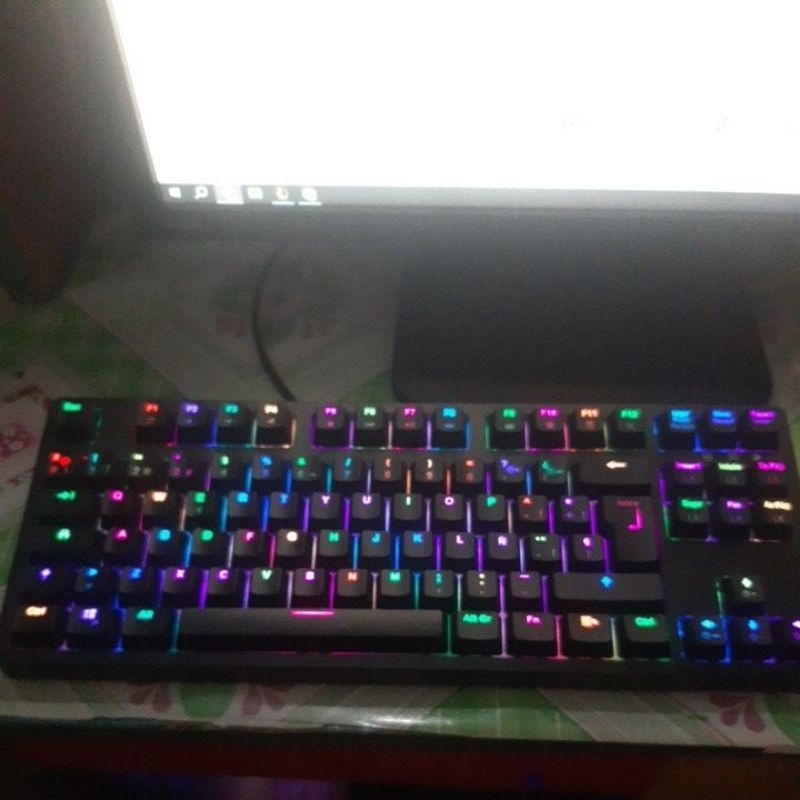 Bàn Phím Cơ AUKEY KM-G14_Led RGB_Blue Switch (2nd) | Shopee Việt Nam
