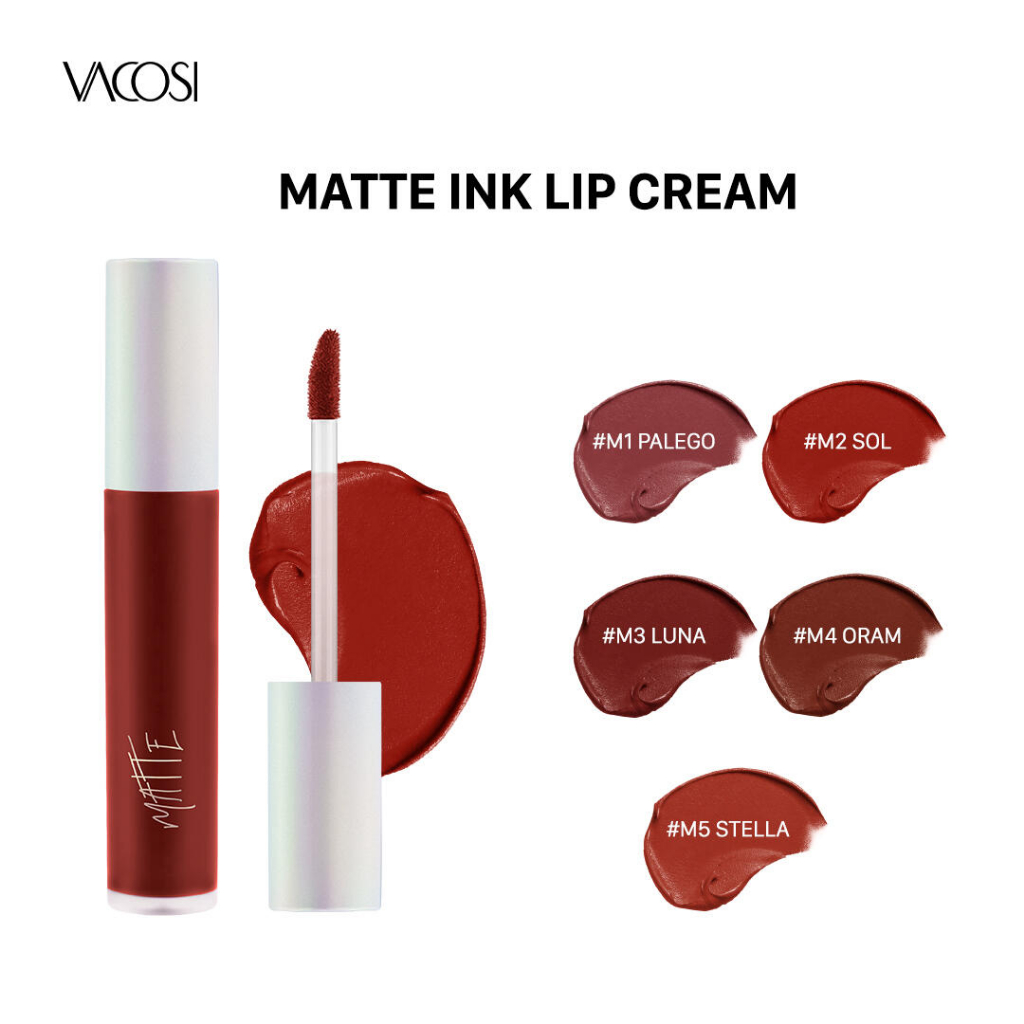 Son Kem Mịn Lì VACOSI Matte Ink Lip Cream | Shopee Việt Nam