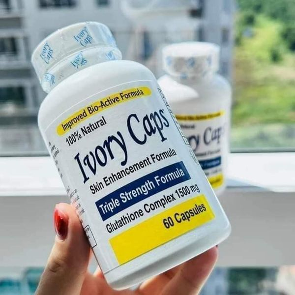 Viên Uống Trắng Da Ivory Caps Triple Strength Formula Glutathione ...