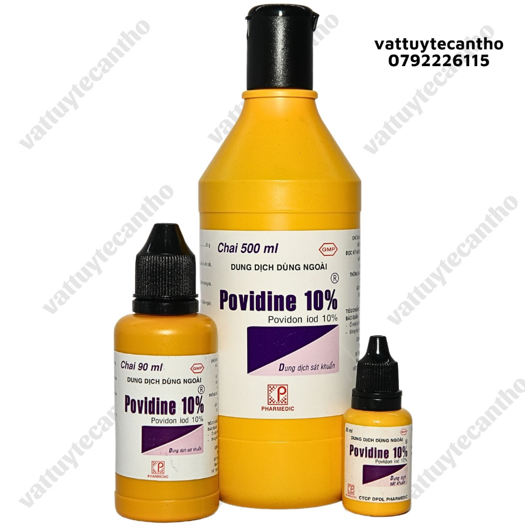 POVIDINE IOD 10% - DUNG DỊCH SÁT KHUẨN VẾT THƯƠNG (90ml) | Shopee Việt Nam