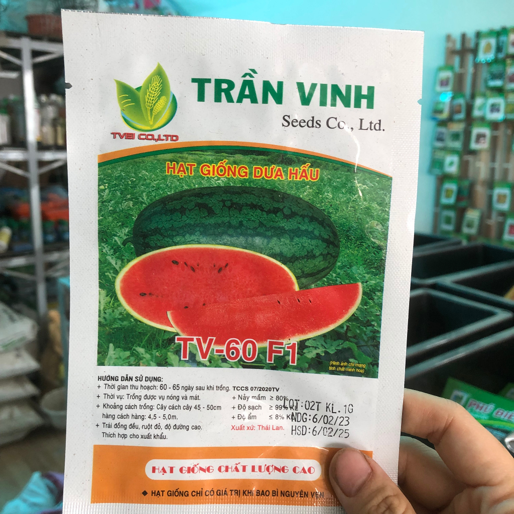 Hạt giống Dưa hấu TV-060 F1 gói 1Gr | Shopee Việt Nam