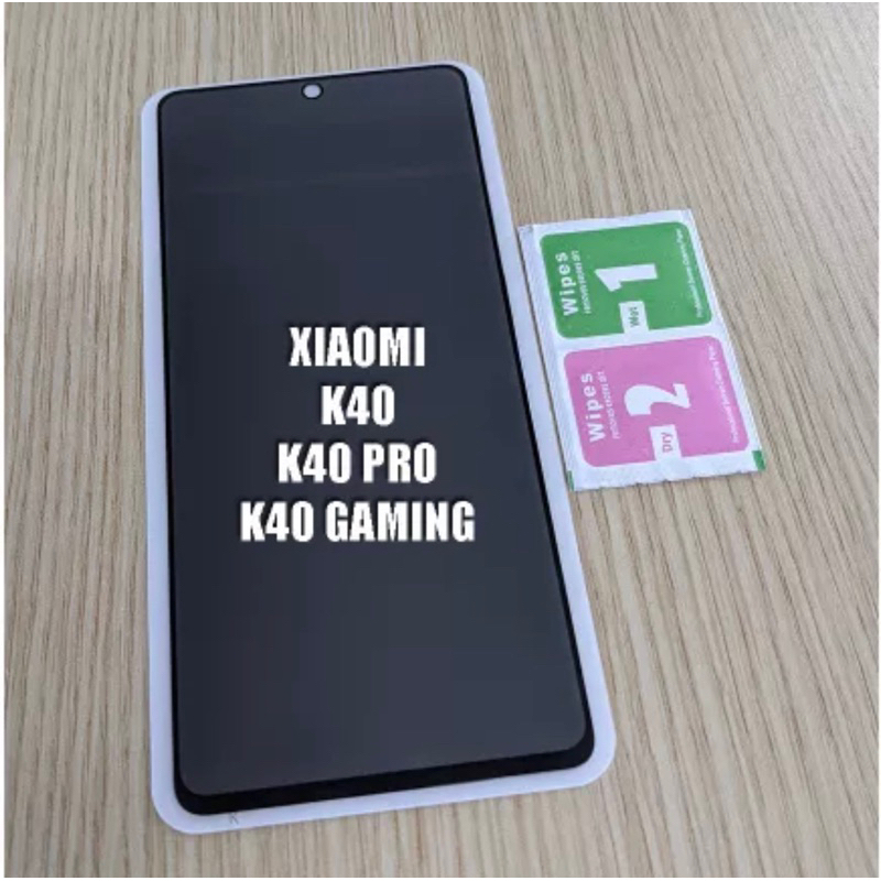 Kính cường lực chống nhìn trộm cho Xiaomi Redmi K40/ K40 pro/ K40 Gaming Full màn hình siêu bảo ...
