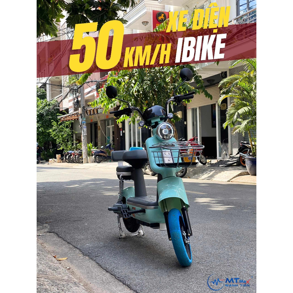 Xe Đạp Điện, Xe Điện Thời Trang ibike Hàng Chính Hãng Sử Dụng Pin dung lượng cao Chìa Khóa Thông ...