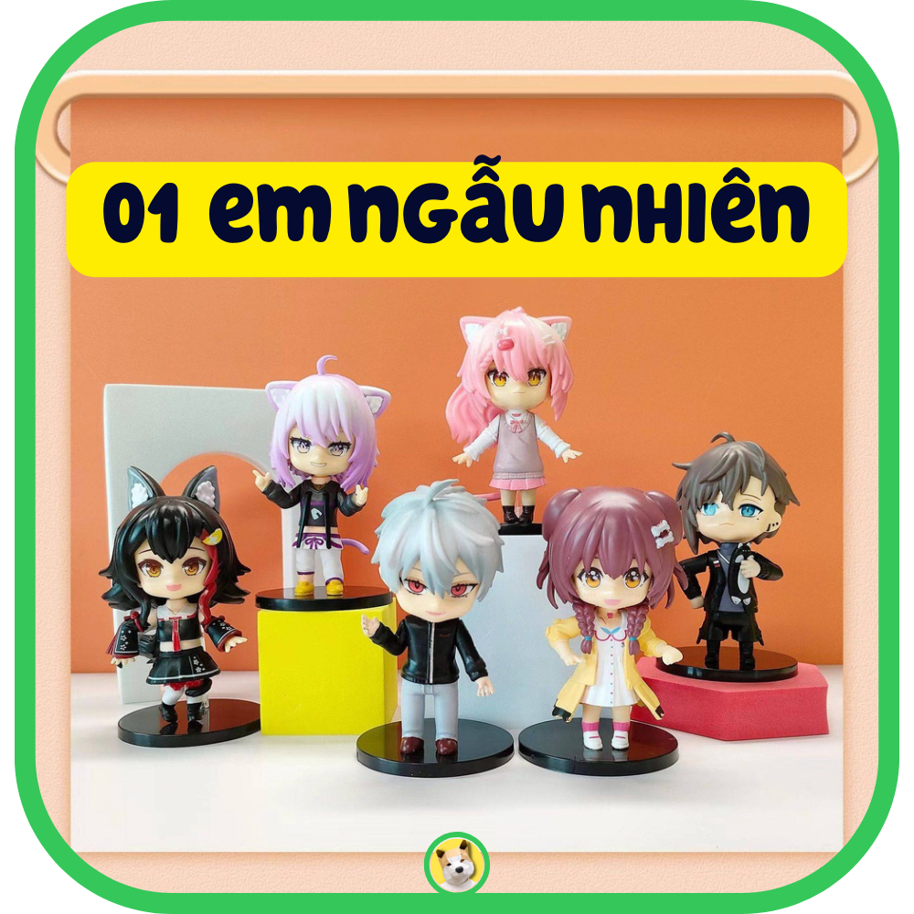Mô hình Hololive Ookami Mio Nekomata Okayu idol dễ thương chibi Tiệm đồ ...