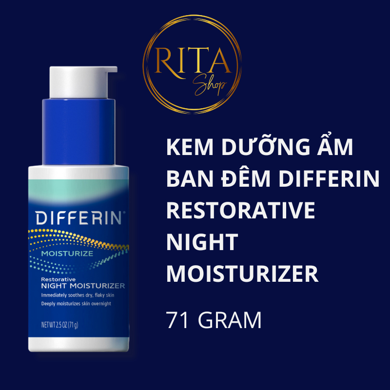 Kem dưỡng ẩm ban đêm Differin Restorative Night Moisturizer | Shopee ...