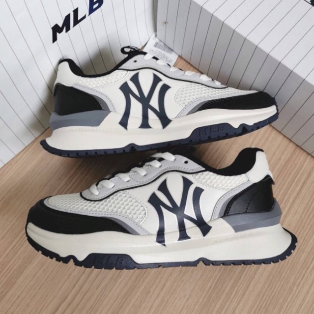 Giày MLB Chunky Runner New York Yankees Black, Sneaker MLB Liner Mid ...