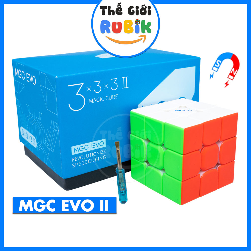 YJ MGC EVO V2 M 3x3 Có Nam Châm MGC EVO 2 II Magnetic Stickerless Cube | The Gioi Rubik | Shopee ...