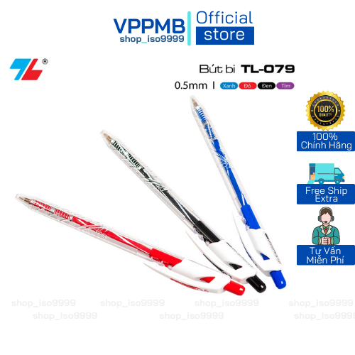 1 Bút bi Thiên Long TL-079 0.5mm, Ngòi thay thế BPR 015 | Shopee Việt Nam