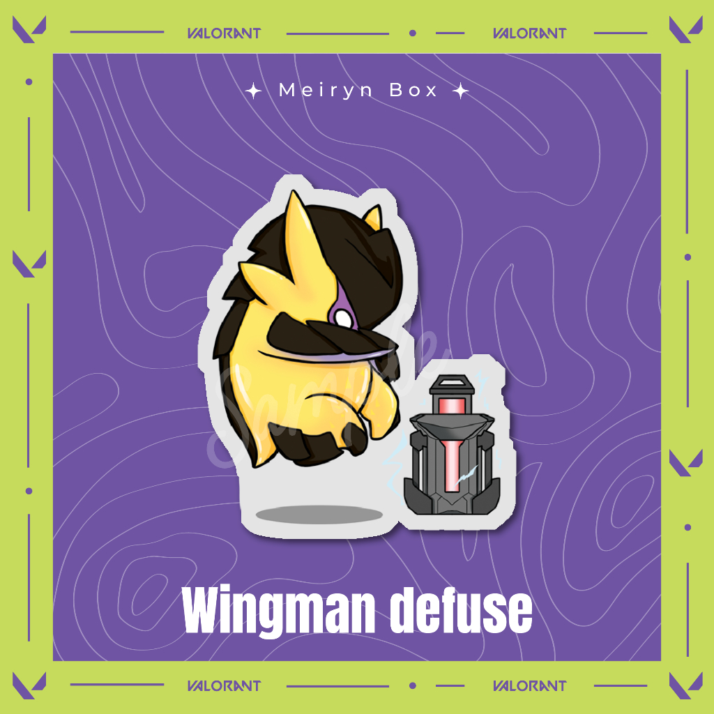 [KEYCHAIN] Móc khoá Wingman - Gekko - VALORANT - Meiryn Box | Shopee ...