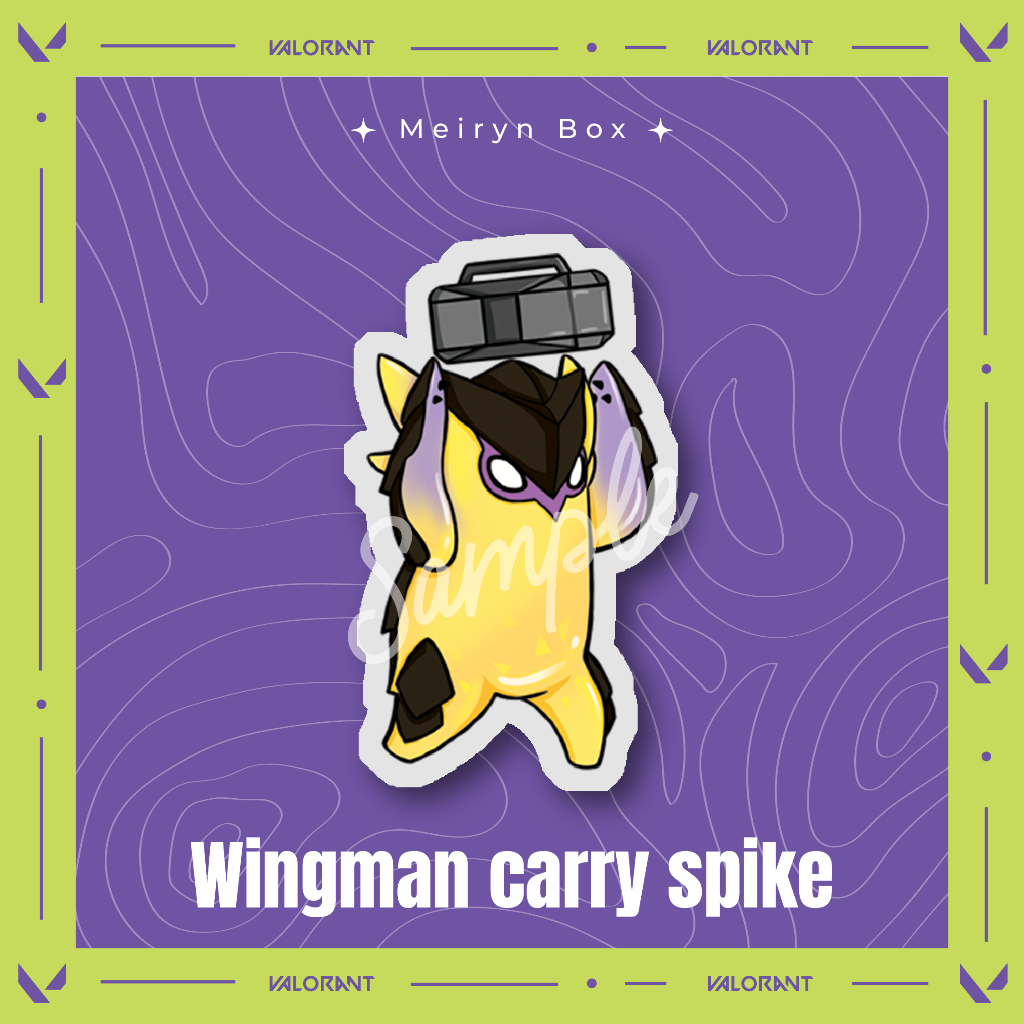[KEYCHAIN] Móc khoá Wingman - Gekko - VALORANT - Meiryn Box | Shopee ...