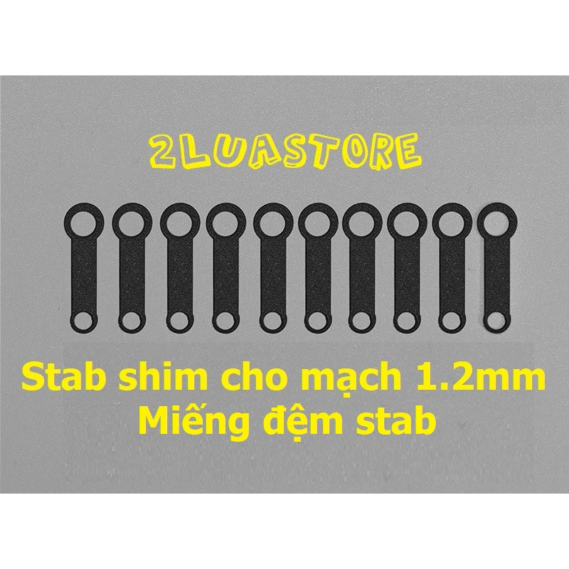 Miếng đệm Stab Shim Kelowna Pack 10 chiếc - Chất liệu PC | Stab shimmer ...