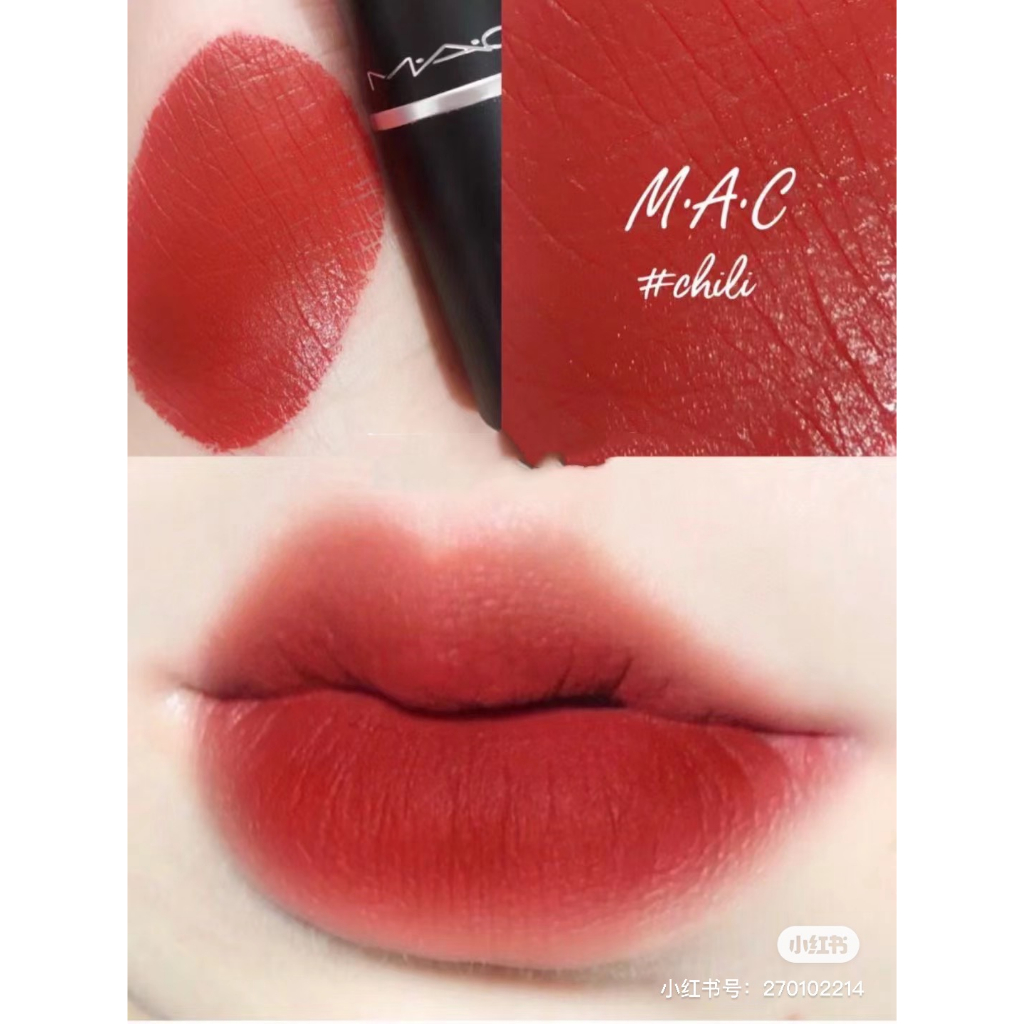 Son MAC Matte Lipstick các màu #602 Chilli, #702 Dangerous, #607 Lady ...