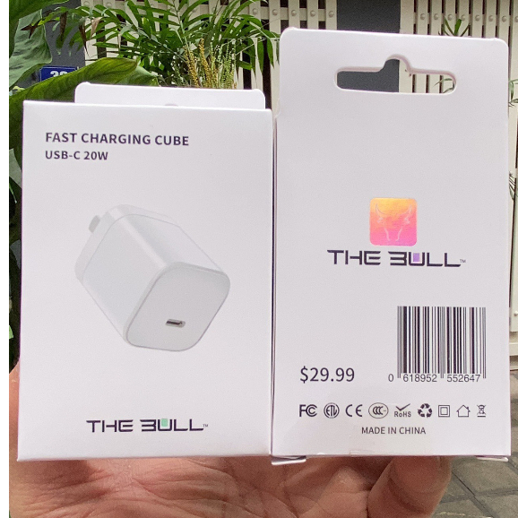 Củ sạc THE BULL USB-C-20w FAST CHARGING CUBE | Shopee Việt Nam