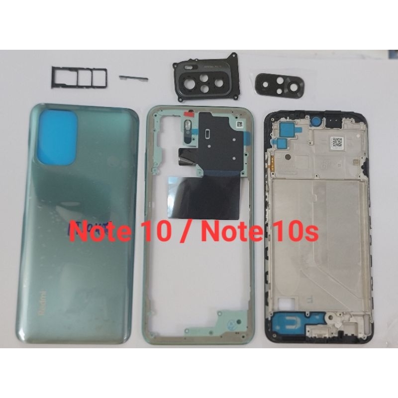 Bộ vỏ full xiaomi Redmi Note 10 / Note 10s bản 4G mã máy M2101K7AG ...