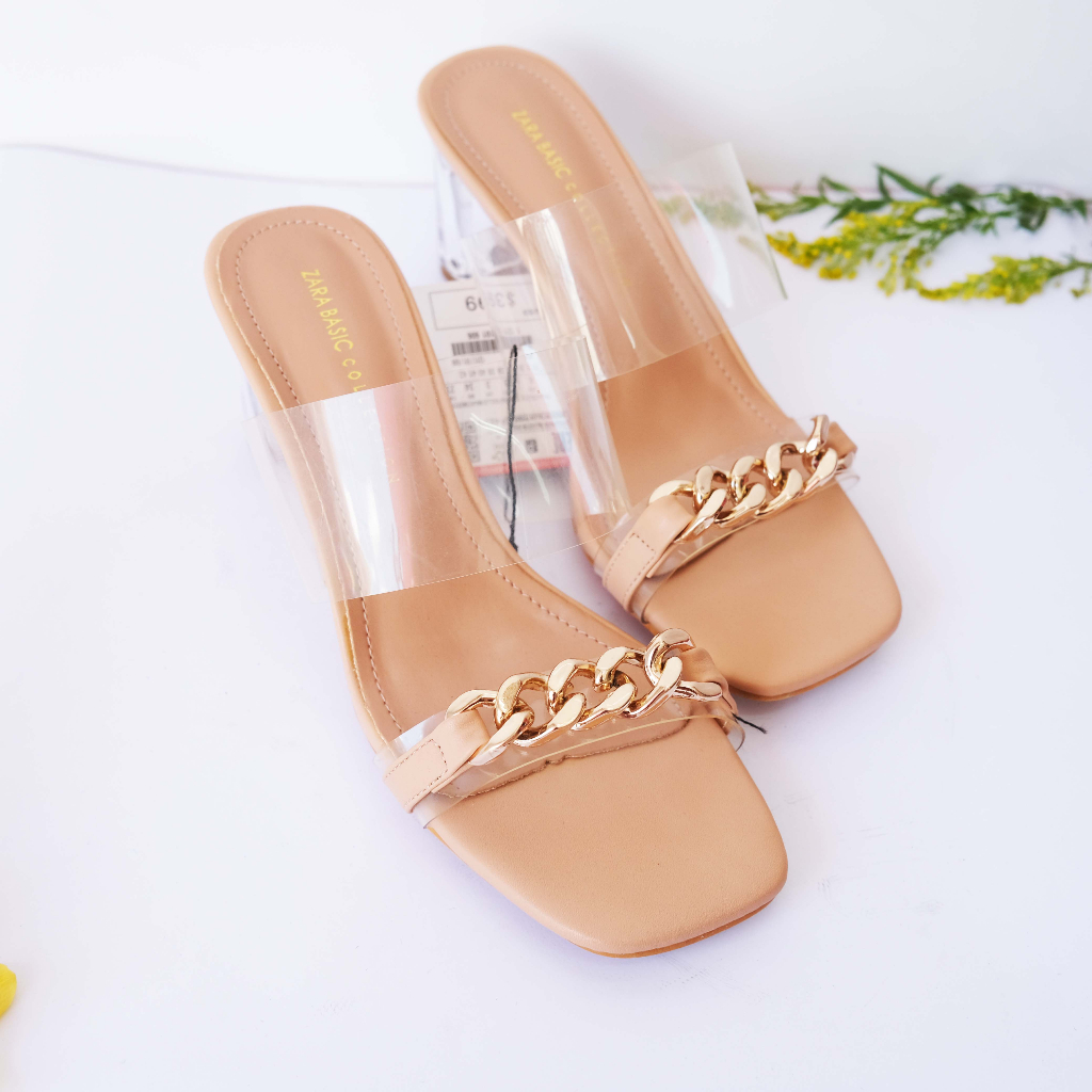 Giày cao gót quai trong | Shopee Việt Nam