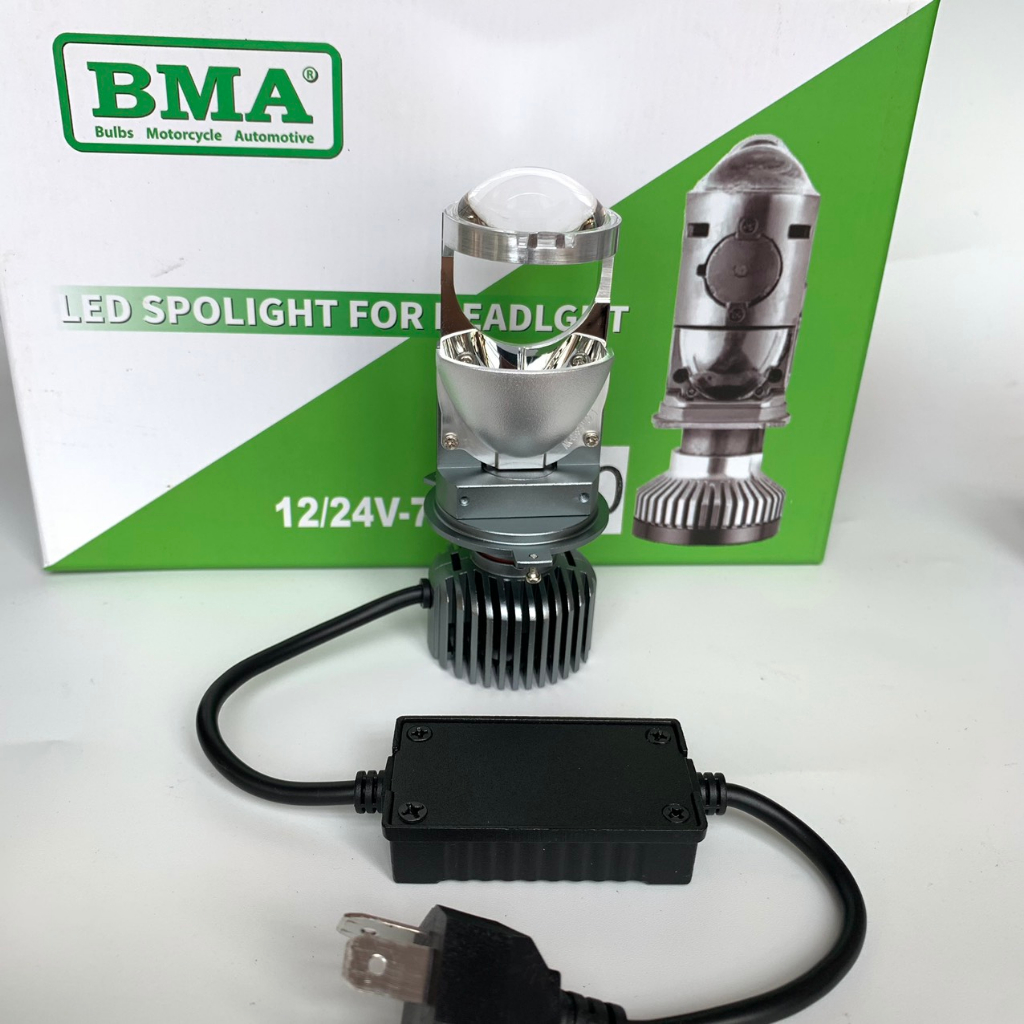 Đèn Pha Led T9 BMA Chân Đèn H4 Lắp Ô Tô Xe Máy | Shopee Việt Nam