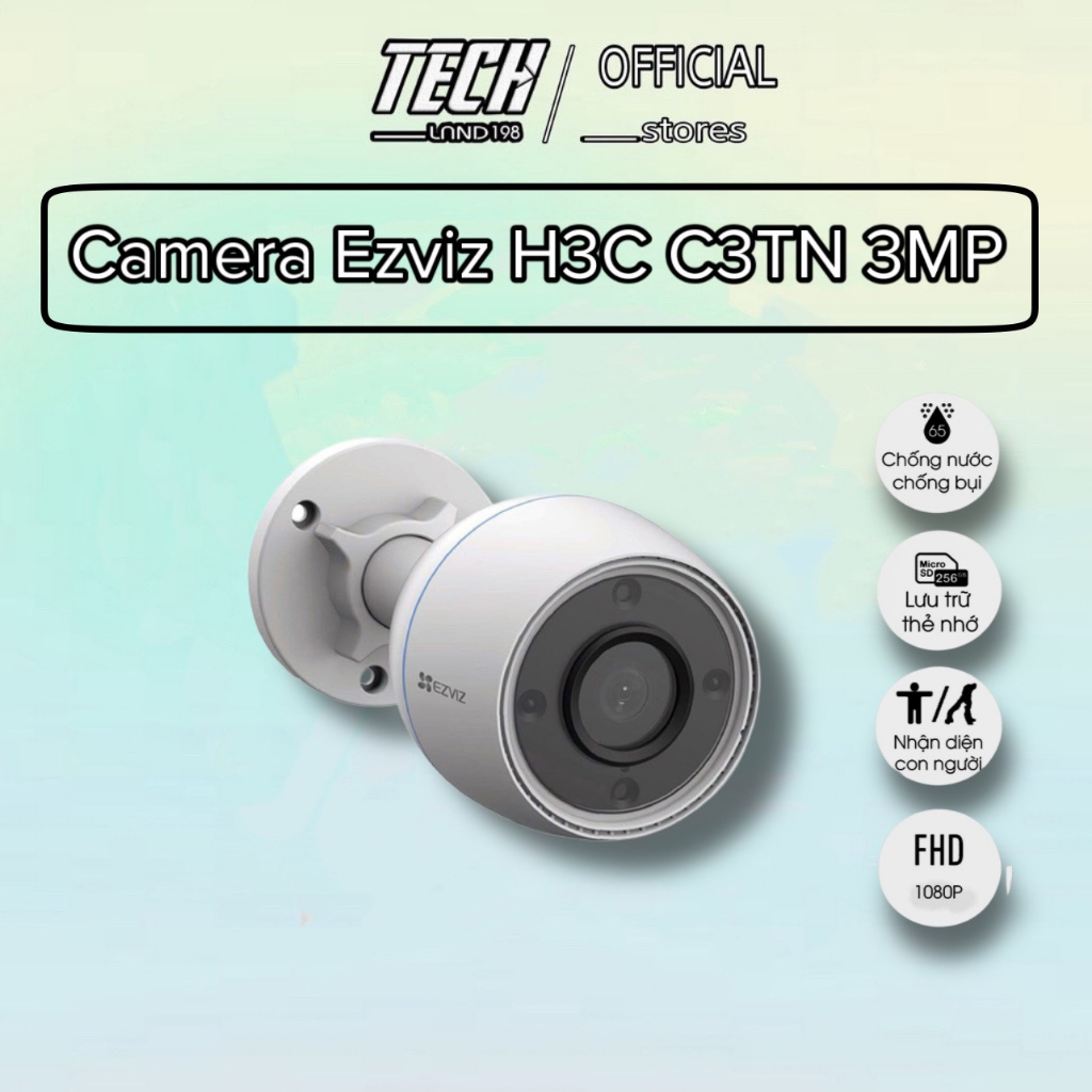 Camera Ezviz H3C C3TN 3MP 2K / 1080P 2MP Ngoài trời - Có mầu ban đêm ...