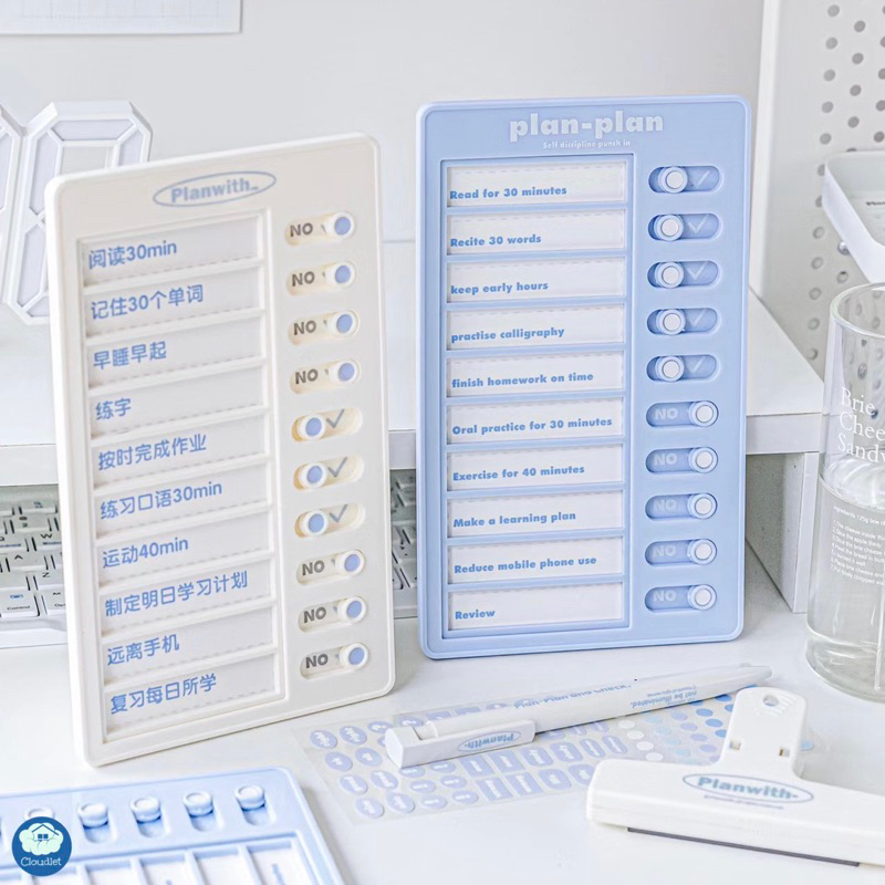 Bảng Ghi Chú Kế Hoạch Hàng Ngày Kèm Giấy Và Sticker - Plan With Todo ...