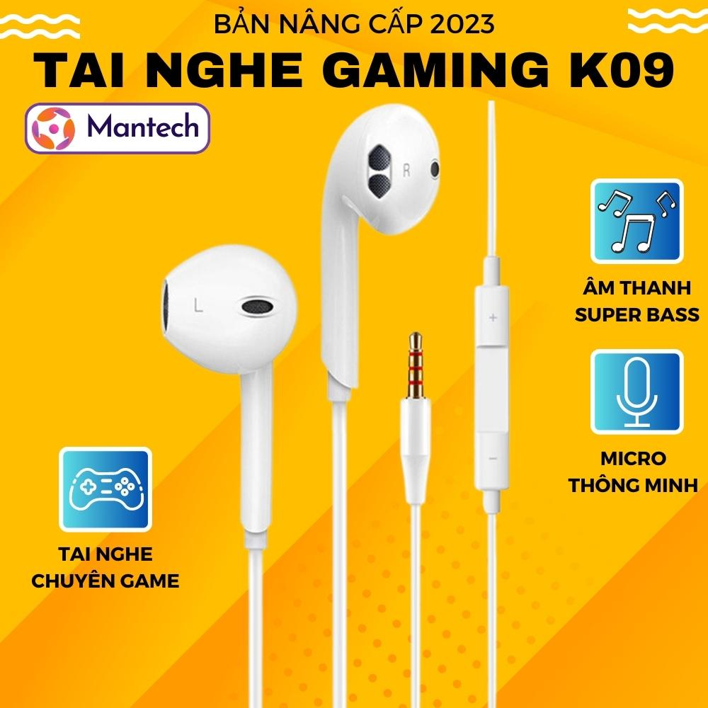 Tai Nghe Nhét Tai EarBuds K09 Jack 3.5mm Âm Thanh Sống Động Nghe Nhạc ...