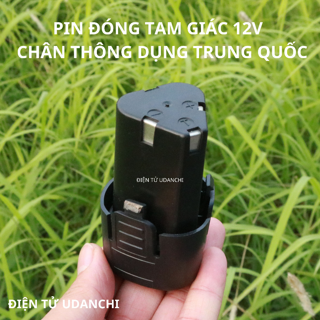 Cục pin 12V tam giác thay thế cho máy tàu đóng cell CHÍNH HÃNG | Shopee ...